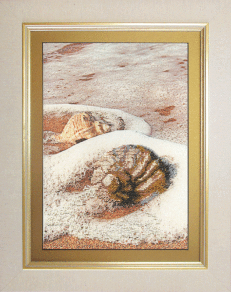 DIY Beadwork kit "Sea shell" | stitchery.shop