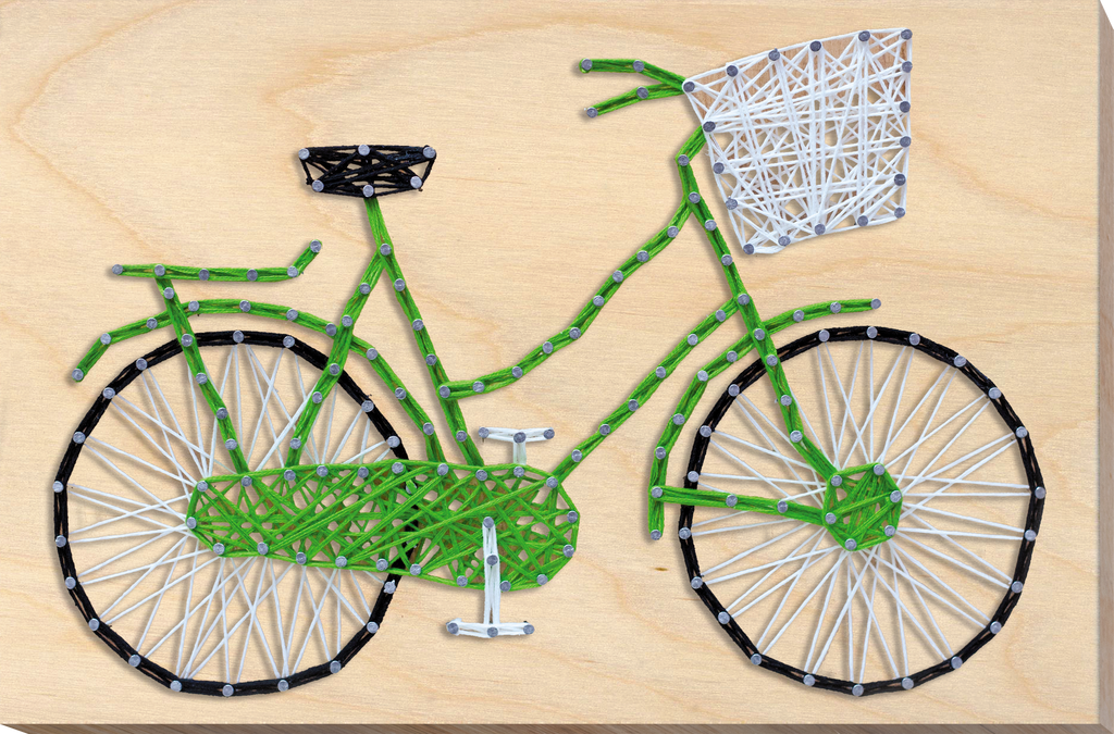 String Art Creative DIY Kit "Bicycle" 7.5"x11.4" / 19.0x29.0 cm ...