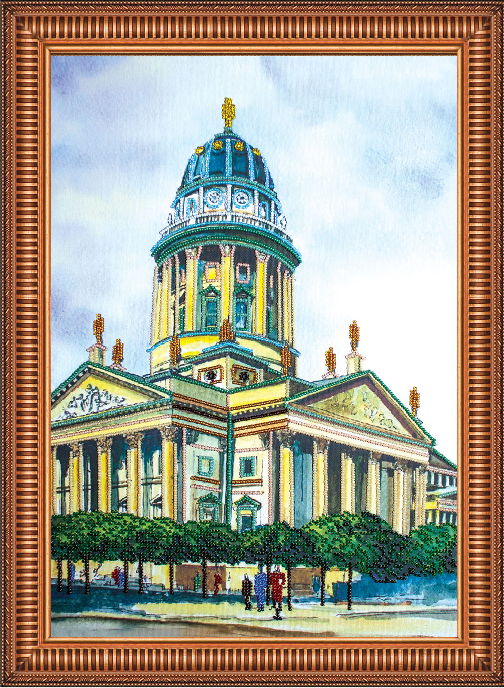 DIY Bead Embroidery Kit "Berlin" 12.6"x18.1" / 32.0x46.0 cm | stitchery ...