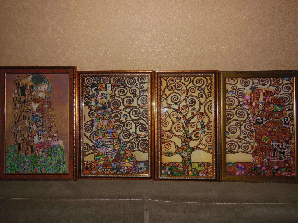 DIY Bead Embroidery Kit "Tree of life" 9.1"x18.1" / 23.0x46.0 cm ...